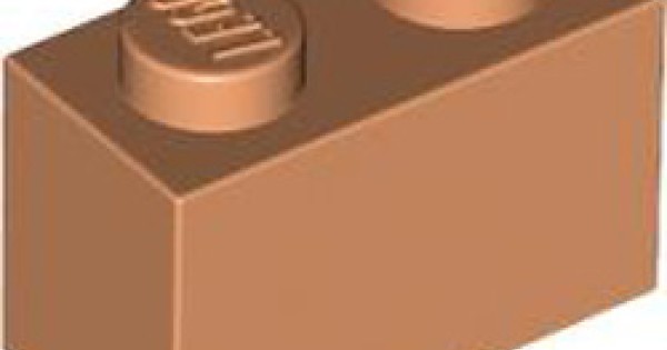 LEGO Part 6330371 - 3004 - Brick 1x2 Nougat | LEGO Bricks, Replacement ...