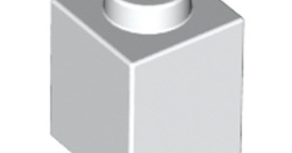 LEGO Part 300501 - 3005 - Brick 1x1 White | LEGO Bricks, Replacement ...