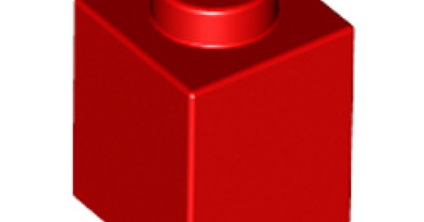 LEGO Part 300521 - 3005 - Brick 1x1 Bright Red | LEGO Bricks ...