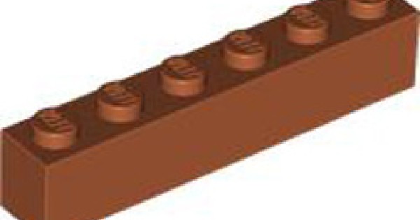 LEGO Part 6000743 - 3009 - Brick 1x6 Dark Orange | LEGO Bricks ...