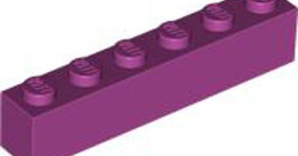 LEGO Part 6056382 - 3009 - Brick 1x6 Bright Reddish Violet | LEGO ...