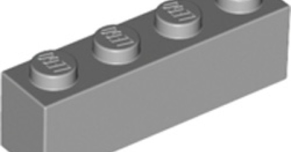 LEGO Part 4211394 - 3010 - Brick 1x4 Medium Stone Grey | LEGO Bricks ...
