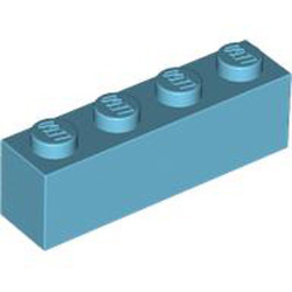 LEGO Part 6036238 - 3010 - Brick 1x4 Medium Azur | LEGO Bricks ...