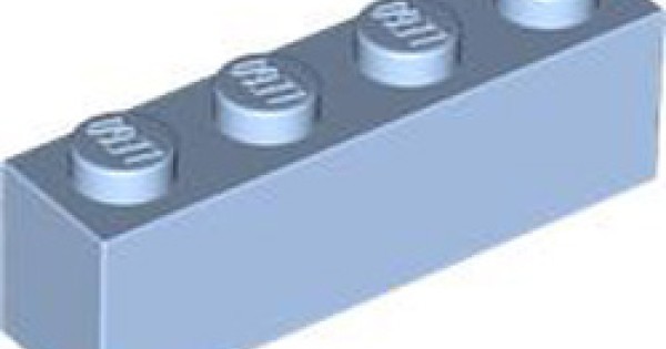 LEGO Part 6287903 - 3010 - Brick 1x4 Light Royal Blue | LEGO Bricks ...