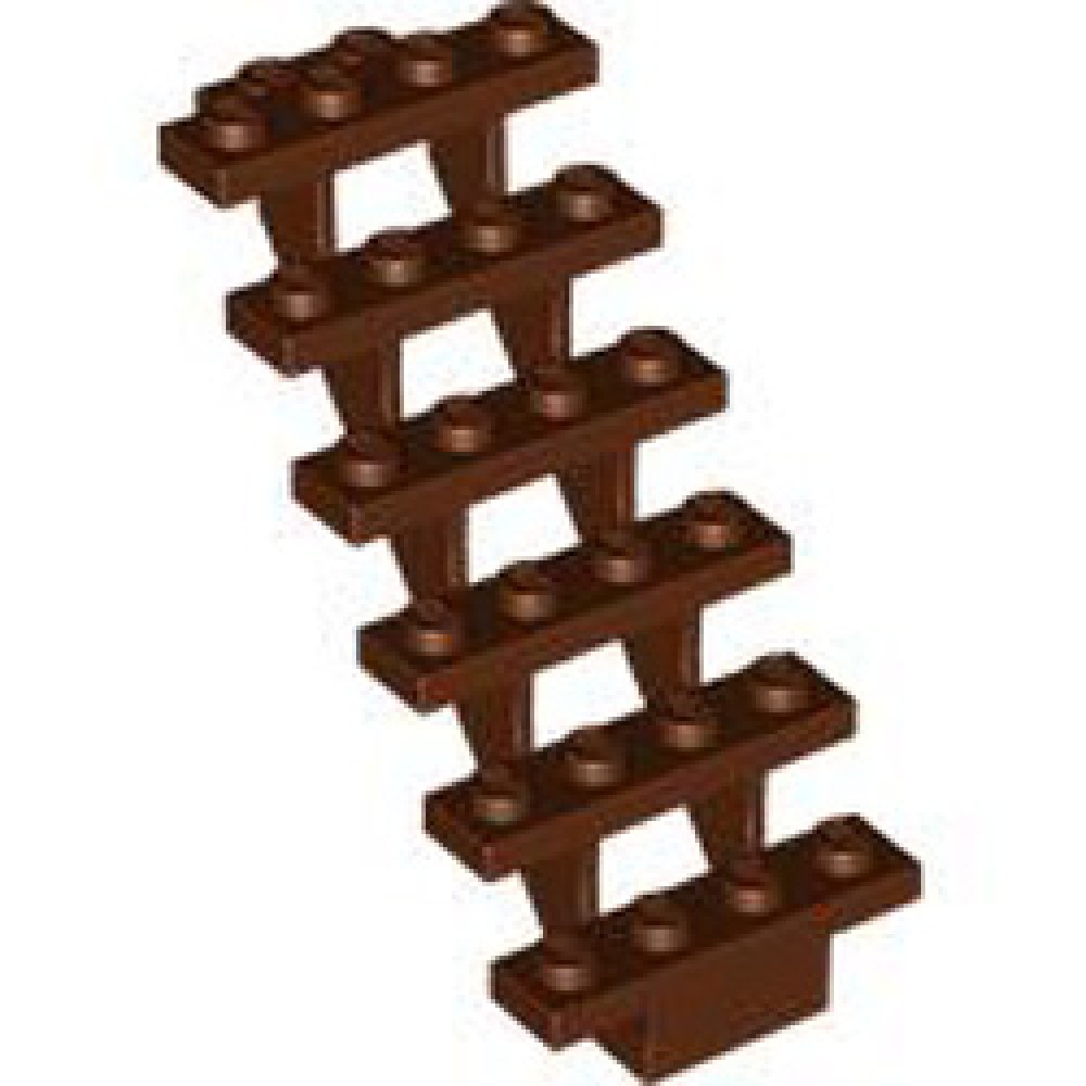 LEGO Part 4277751 - 30134 - Staircase 7x4x6 Reddish Brown | LEGO Bricks ...