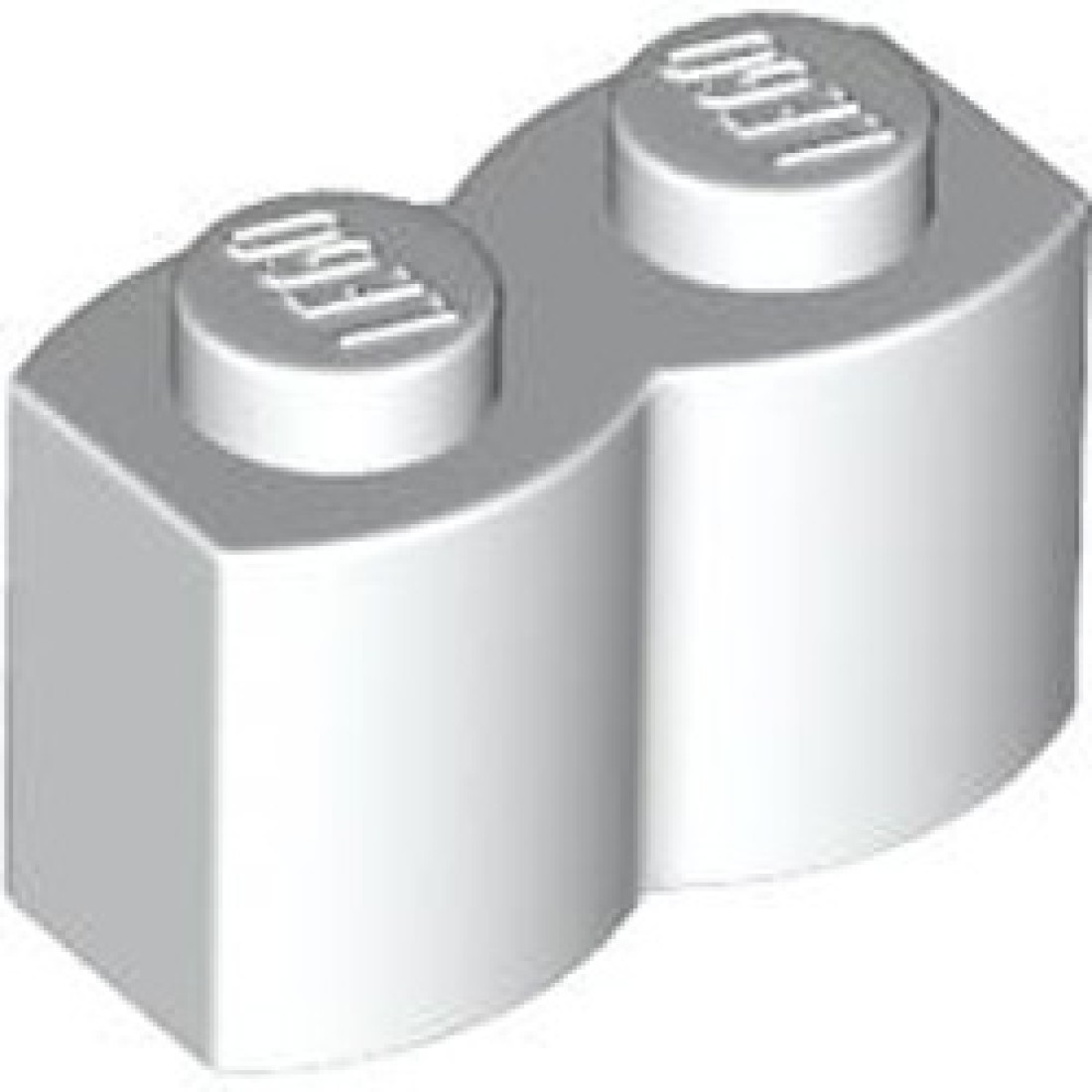 LEGO Part 6059185 - 30136 - Palisade Brick 1x2 White | LEGO Bricks ...