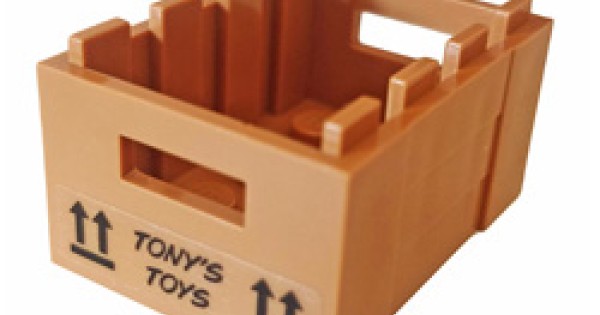 LEGO Part - 30150pb03 - Box 3x4 with TONY'S TOYS and Arrows Stickers on ...