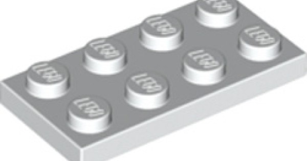 LEGO Part 302001 - 3020 - Plate 2x4 White | LEGO Bricks, Replacement ...
