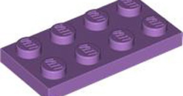 LEGO Part 4619516 - 3020 - Plate 2x4 Medium Lavender | LEGO Bricks ...