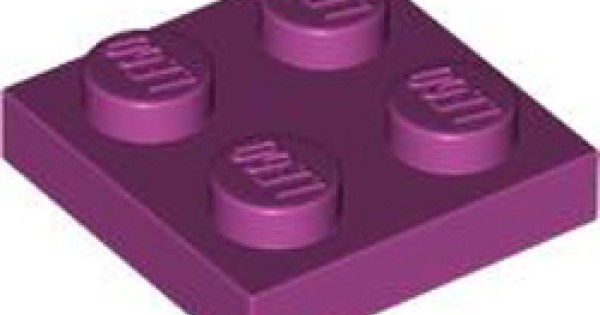 LEGO Part 6109930 - 3022 - Plate 2x2 Bright Reddish Violet | LEGO ...