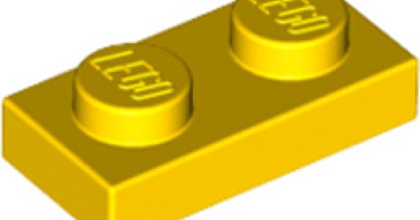LEGO Part 302324 - 3023 - Plate 1x2 Bright Yellow | LEGO Bricks ...