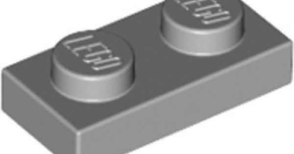 LEGO Part 4211398 - 3023 - Plate 1x2 Medium Stone Grey | LEGO Bricks ...