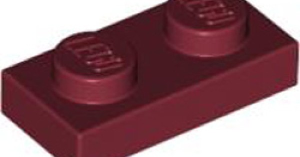 LEGO Part 4539097 - 3023 - Plate 1x2 Dark Red | LEGO Bricks ...