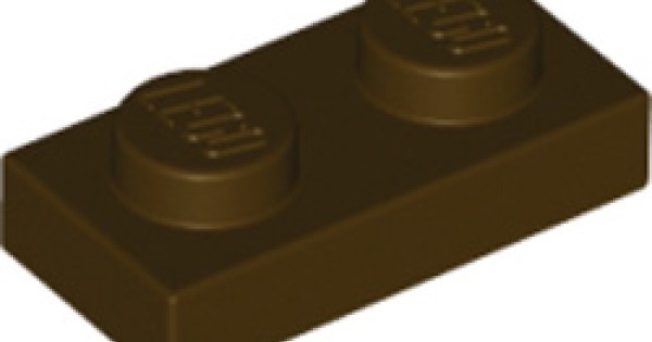 LEGO Part 6058221 - 3023 - Plate 1x2 Dark Brown | LEGO Bricks ...