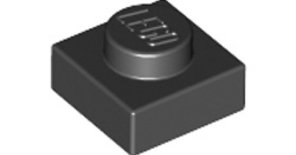 LEGO Part 302426 - 3024 - Plate 1x1 Black | LEGO Bricks, Replacement ...
