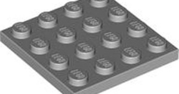 LEGO Part 4243797 - 3031 - Plate 4x4 Medium Stone Grey | LEGO Bricks ...