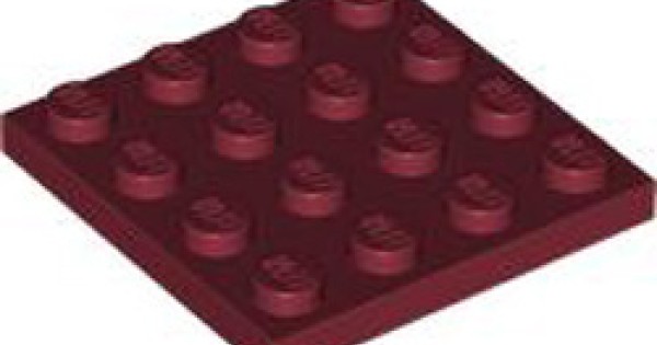 LEGO Part 6134368 - 3031 - Plate 4x4 Dark Red | LEGO Bricks ...