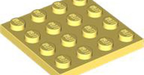 LEGO Part 6375686 - 3031 - Plate 4x4 Cool Yellow | LEGO Bricks ...