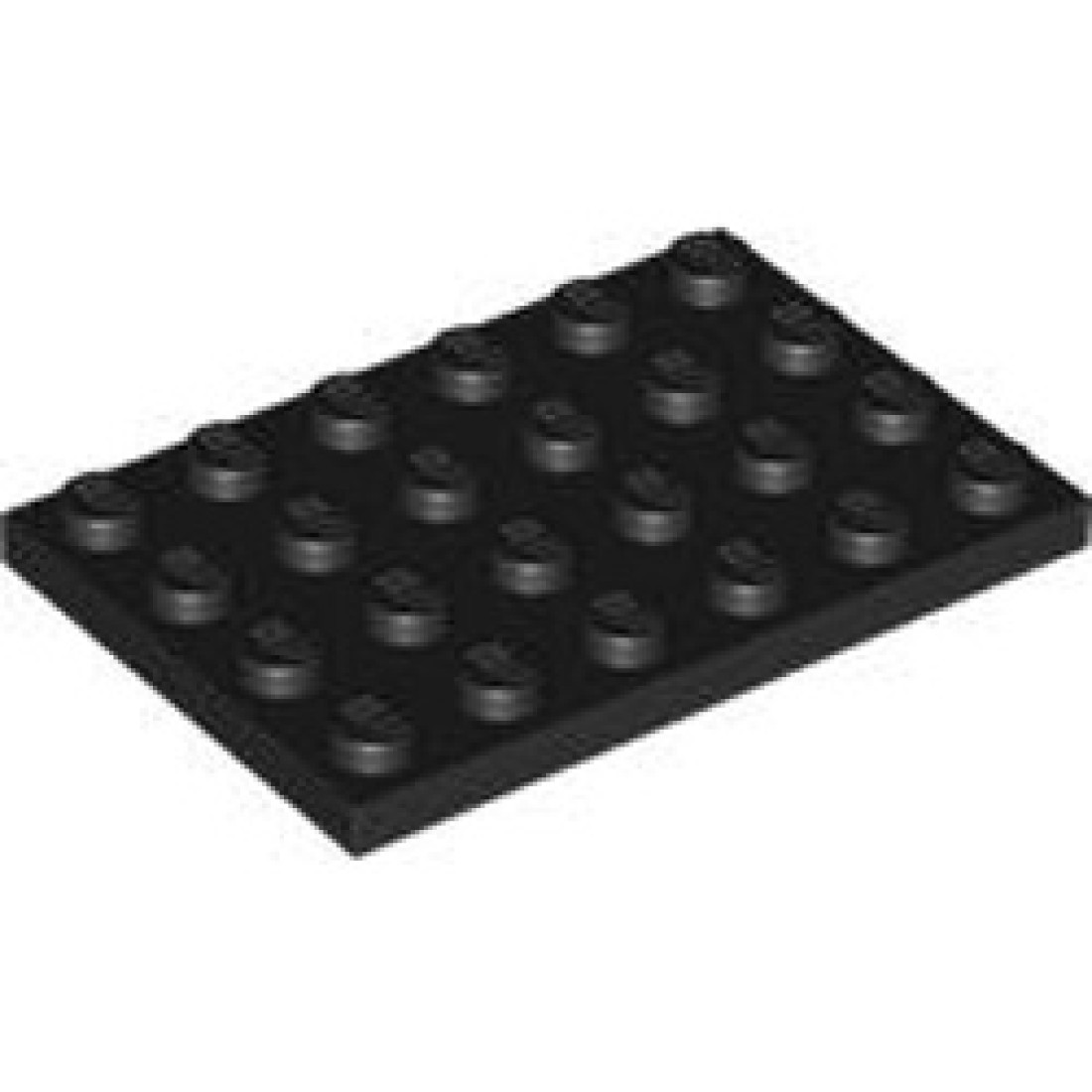 LEGO Part 303226 - 3032 - Plate 4x6 Black | LEGO Bricks, Replacement ...
