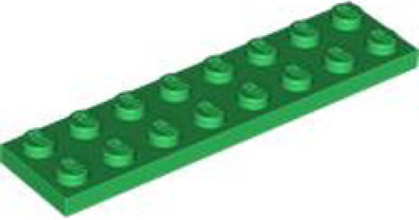 LEGO Part 303428 - 3034 - Plate 2x8 Dark Green | LEGO Bricks ...