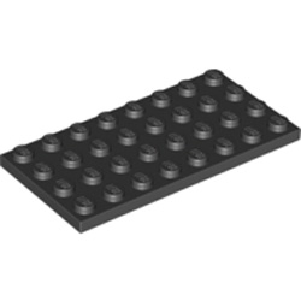 LEGO Part 303526 - 3035 - Plate 4x8 Black | LEGO Bricks, Replacement ...