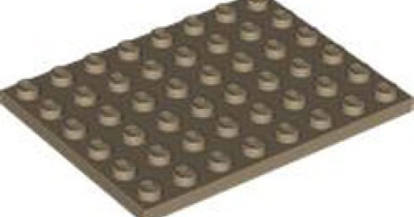 LEGO Part 4251796 - 3036 - Plate 6x8 Sand Yellow | LEGO Bricks ...
