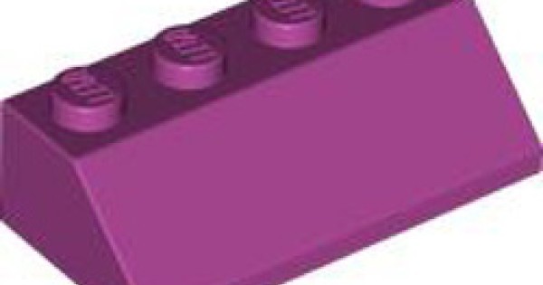 LEGO Part 4518889 - 3037 - Roof Tile 2x4 / 45 Degree Bright Reddish ...