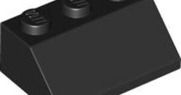 LEGO Part 303826 - 3038 - Roof Tile 2x3/45 Degree Black | LEGO Bricks ...