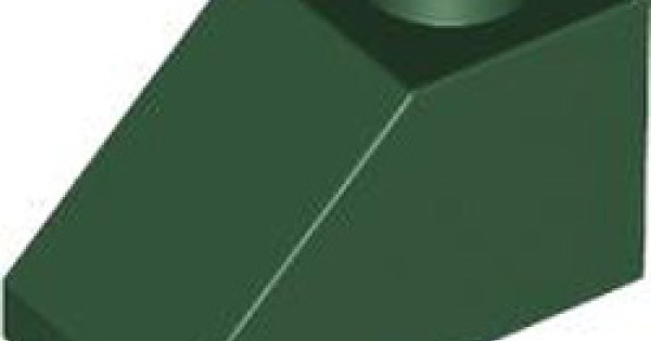 LEGO Part 4255624 - 3040 - Roof Tile 1x2 / 45 Degree Earth Green | LEGO ...