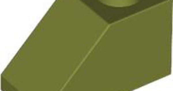 LEGO Part 6064670 - 3040 - Roof Tile 1x2 / 45 Degree Olive Green | LEGO ...