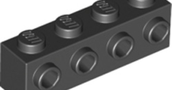 LEGO Part 4162443 - 30414 - Brick 1x4 with 4 Knobs Black | LEGO Bricks ...