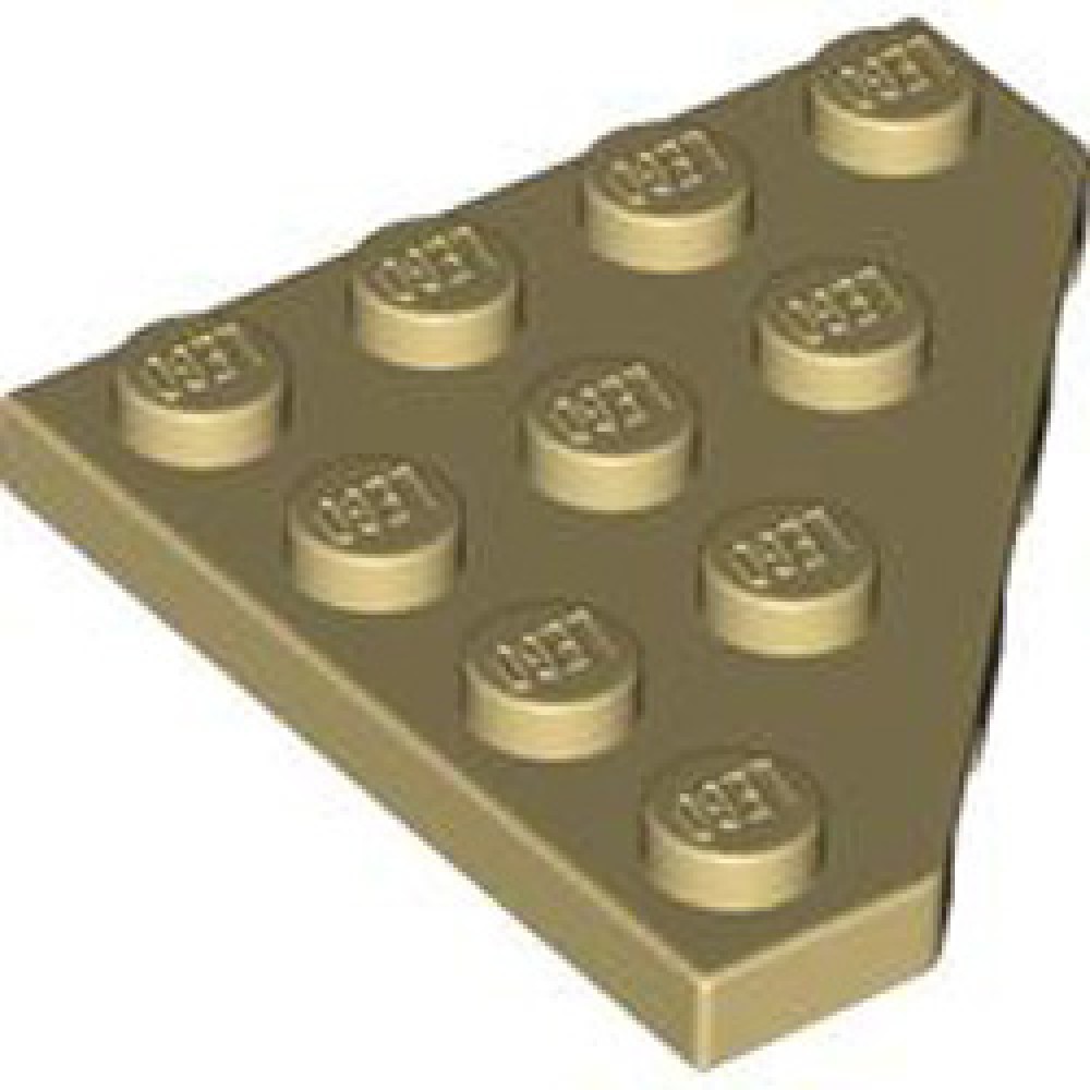 LEGO Part 6034852 - 30503 - Corner Plate 45 Degree 4x4 Brick Yellow ...