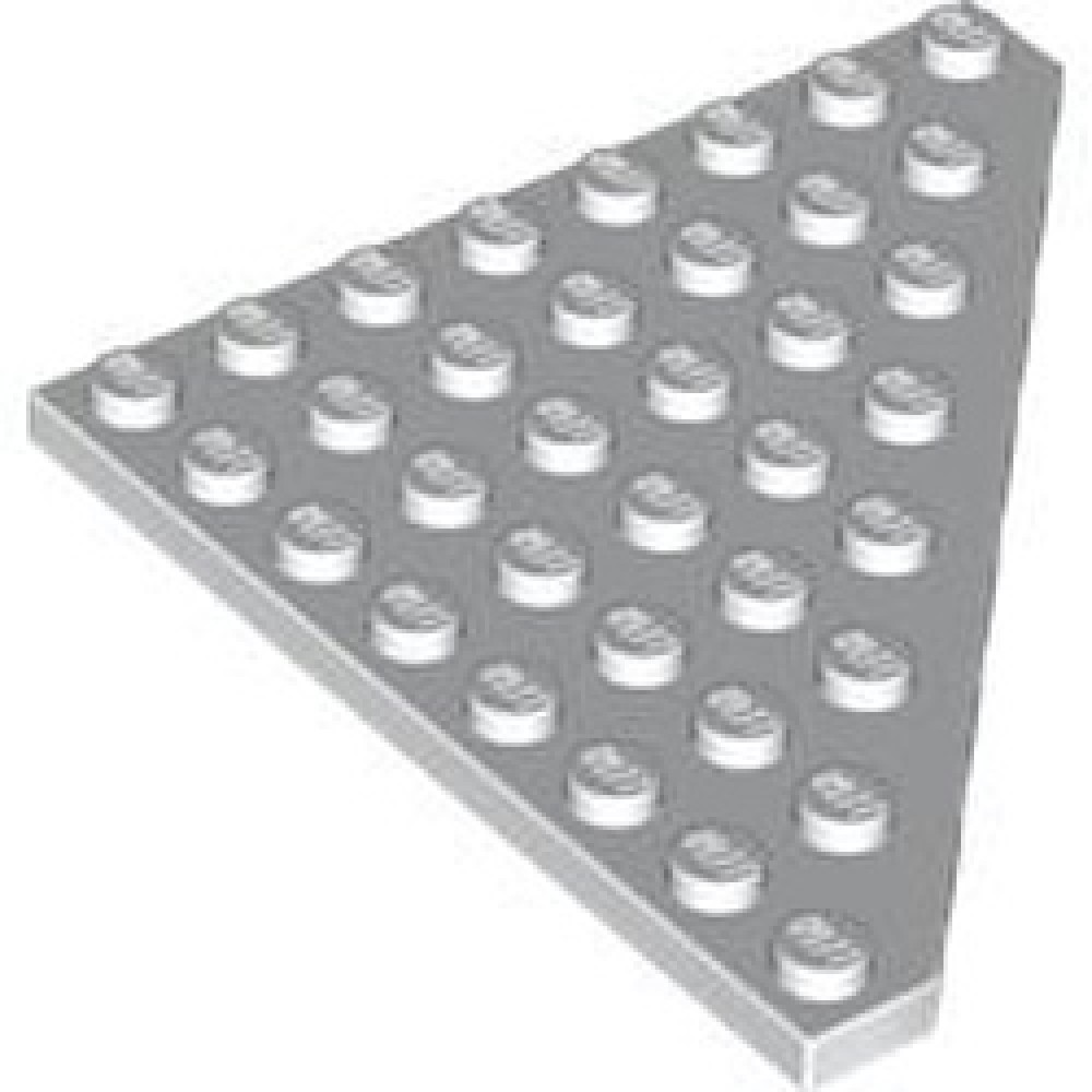 LEGO Part 4585737 - 30504 - Corner Plate 45 Degree 8x8 White | LEGO ...