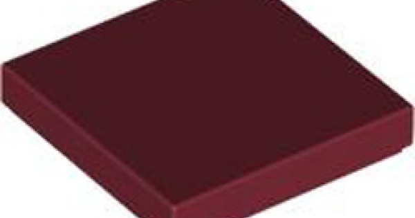 LEGO Part 4539105 - 3068 - Flat Tile 2x2 Dark Red | LEGO Bricks ...