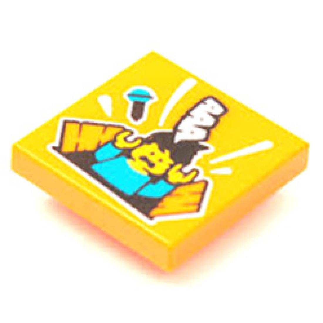 LEGO Part - 3068bpb1637 - Flat Tile 2x2 with BeatBit Album Cover Bright ...