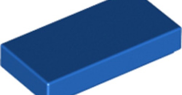 LEGO Part 306923 - 3069 - Flat Tile 1x2 Bright Blue | LEGO Bricks ...