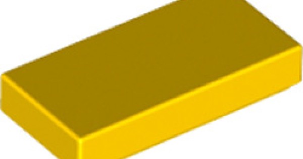 LEGO Part 306924 - 3069 - Flat Tile 1x2 Bright Yellow | LEGO Bricks ...