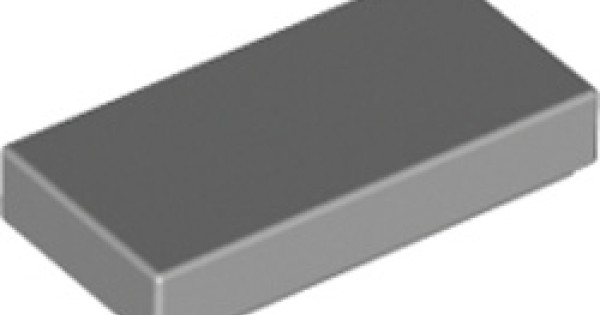 LEGO Part 4211414 - 3069 - Flat Tile 1x2 Medium Stone Grey | LEGO ...