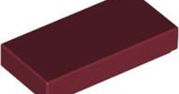 LEGO Part 4539090 - 3069 - Flat Tile 1x2 Dark Red | LEGO Bricks ...