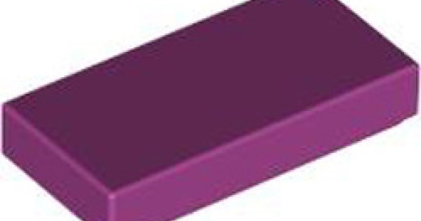 LEGO Part 4611415 - 3069 - Flat Tile 1x2 Bright Reddish Violet | LEGO ...