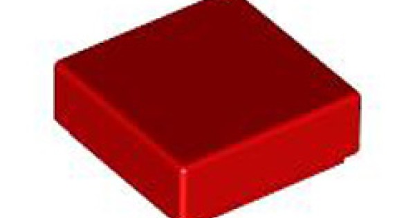 LEGO Part 307021 - 3070 - Flat Tile 1x1 Bright Red | LEGO Bricks ...
