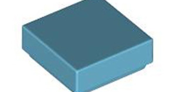 LEGO Part 4655243 - 3070 - Flat Tile 1x1 Medium Azur | LEGO Bricks ...