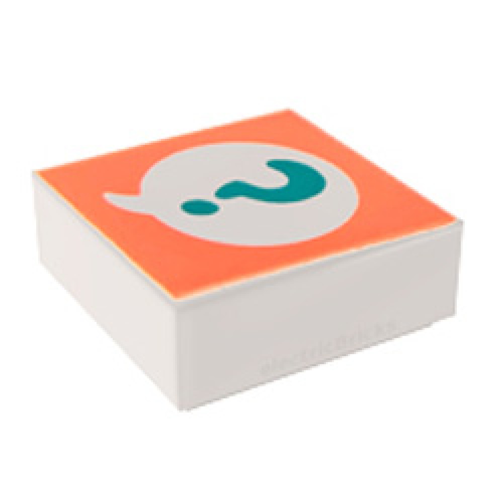 LEGO Part - 3070pb156 - Flat Tile 1x1 with Question Mark in Speech ...