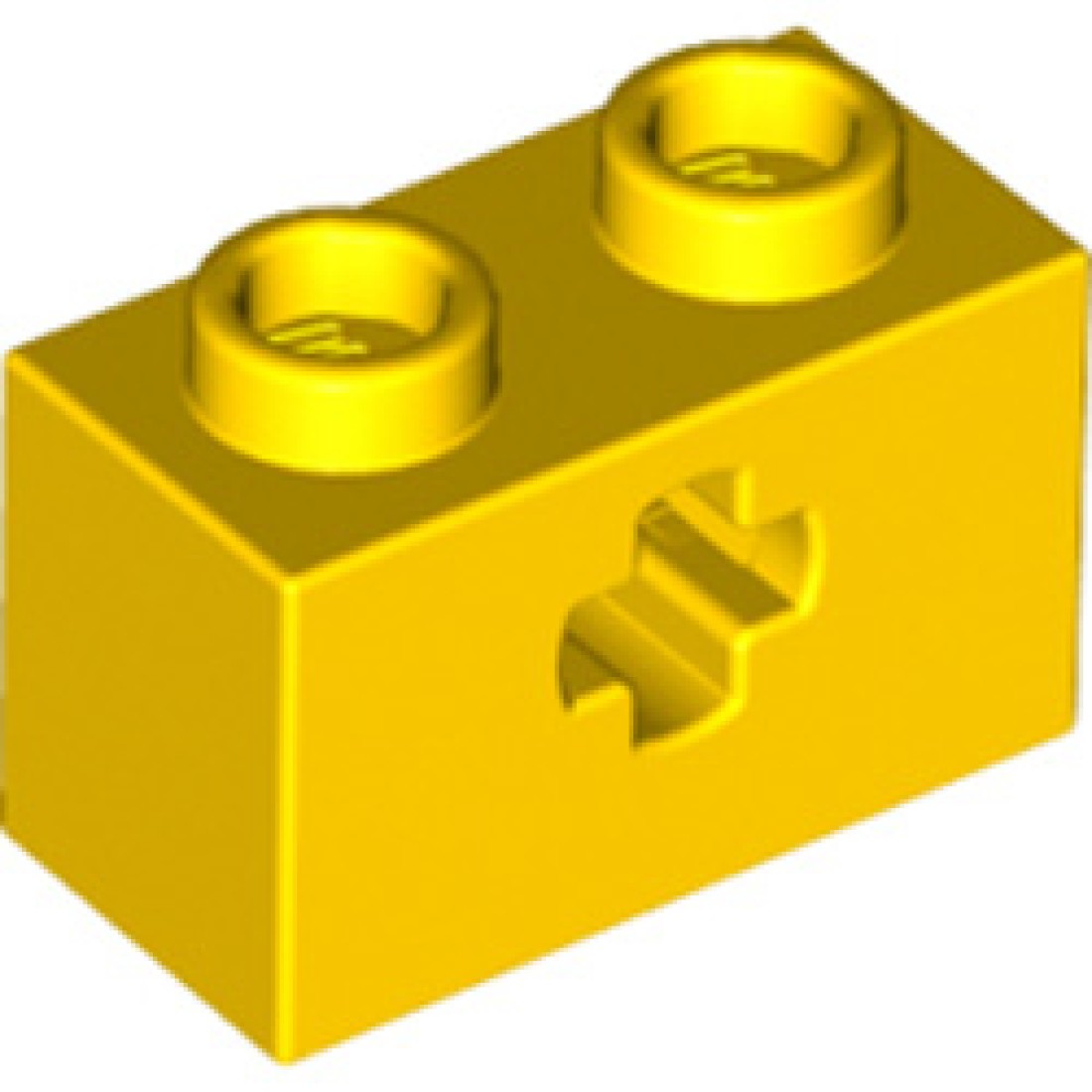 LEGO Part 6206240 - 31493 - Brick 1x2 with Cross Hole Bright Yellow ...