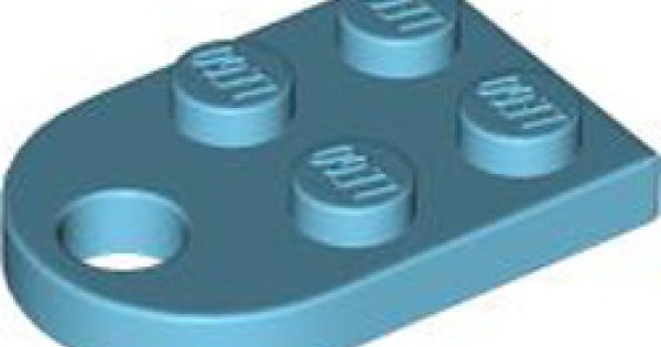 LEGO Part 6174592 - 3176 - Coupling Plate 2x2 Medium Azur | LEGO Bricks ...