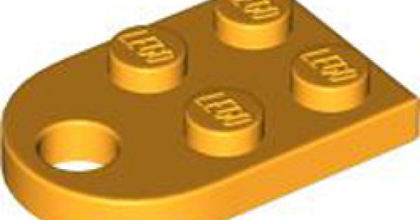 LEGO Part 6174639 - 3176 - Coupling Plate 2x2 Flame Yellowish Orange ...