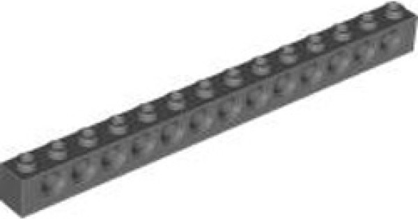 LEGO Part 4211137 - 32018 - Technic Brick 1x14 Diameter 4.9 Dark Stone ...