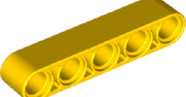 LEGO Part 4142133 - 32316 - Technic 5M Beam Bright Yellow | LEGO Bricks ...