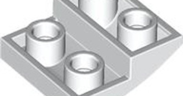 LEGO Part 6210385 - 32803 - Brick 2x2x2/3, Inverted Bow White | LEGO ...