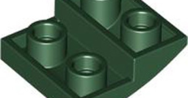 LEGO Part 6255896 - 32803 - Brick 2x2x2/3, Inverted Bow Earth Green ...